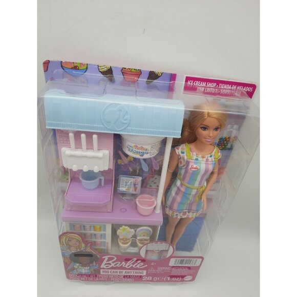 Barbie | Toys | Barbie You Can Be Anything Ice Cream Shop Playset New ...